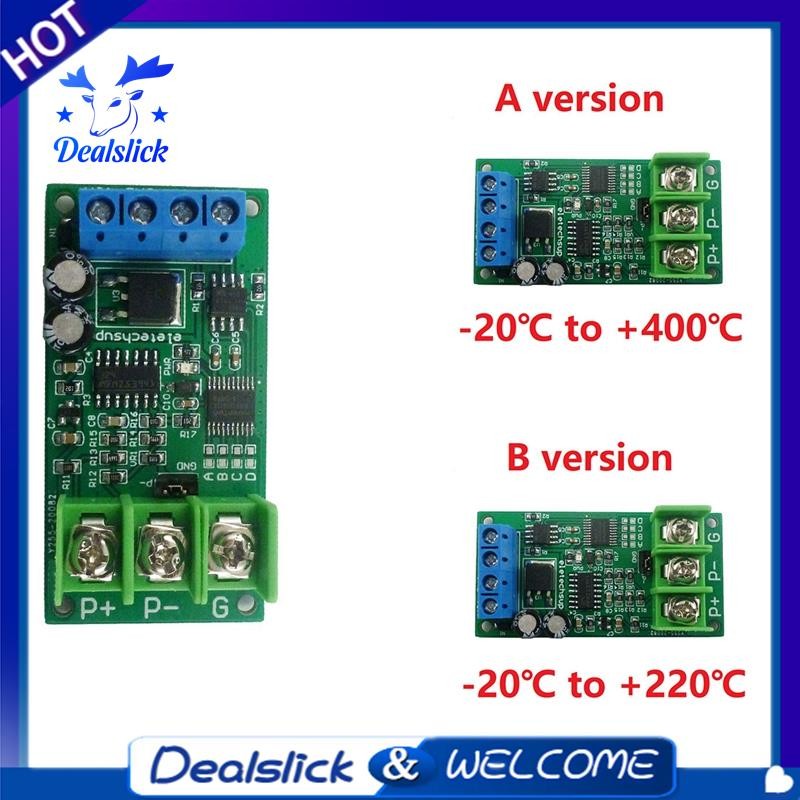 ELETECHSUP PT100 Platinum Thermal Resistance DC 12V PT100 RTD Converter ...