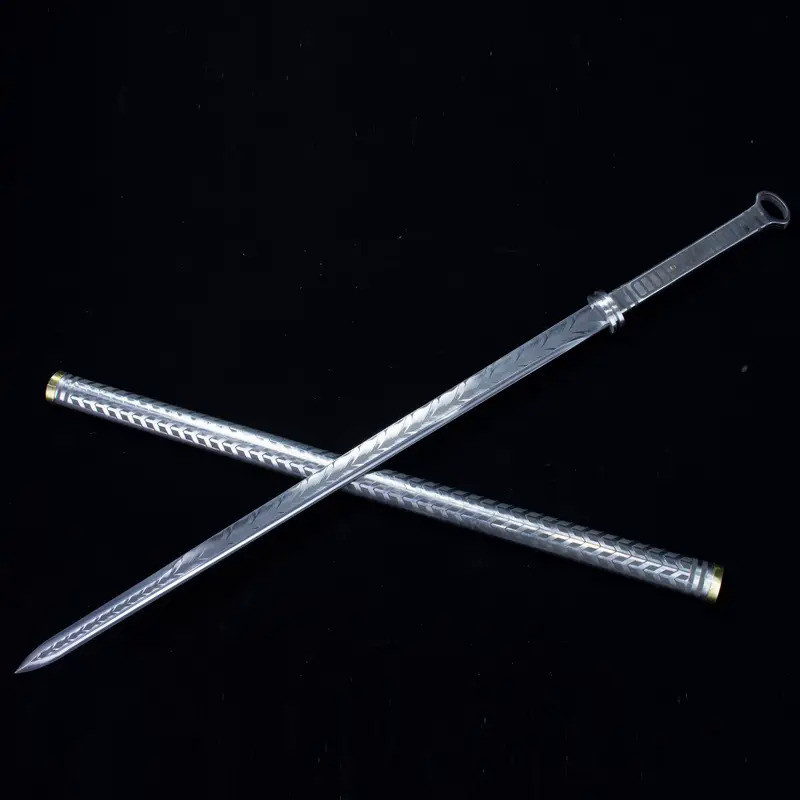 95cm real sword stainless steel town house sword integrated self ...