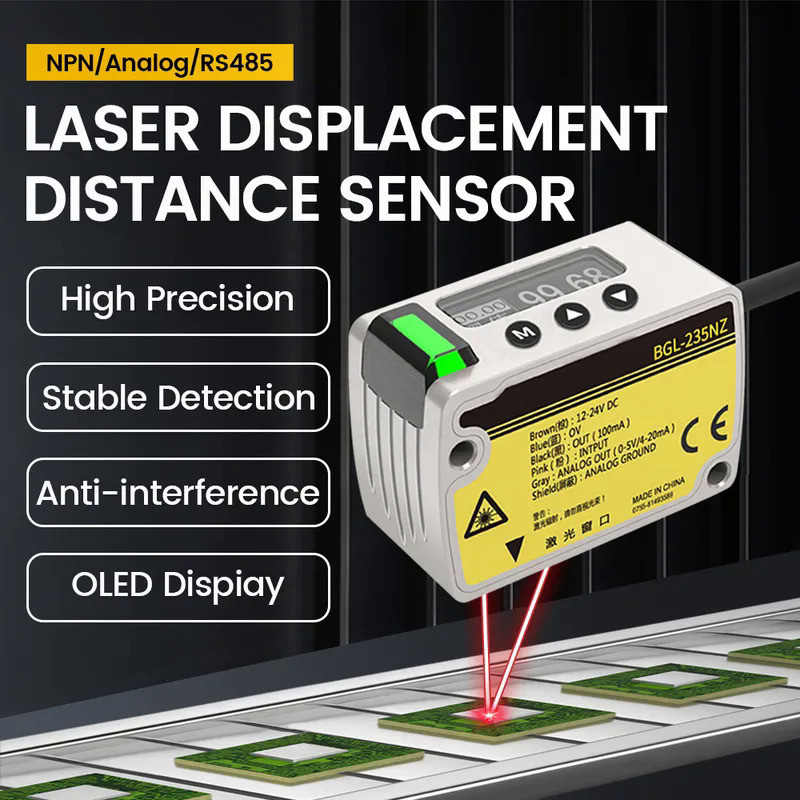 Laser Displacement Level Sensor Thickness Height Distance Sensors ...