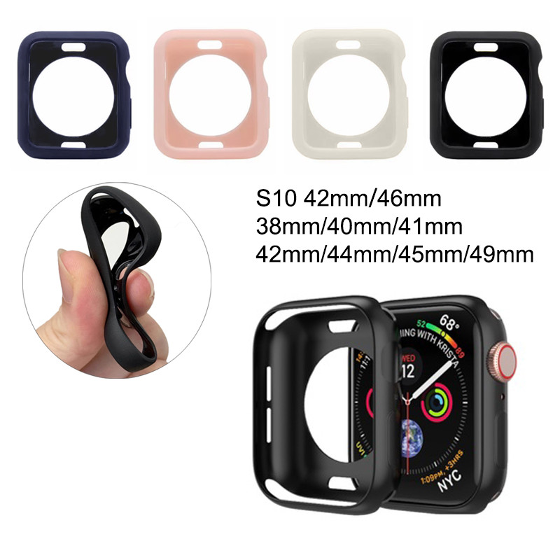 Tpu Soft Shell สําหรับ A Series 10 9 8 7 SE 6 5 4 3 2 1 38 มม.40 มม.41 มม.42 มม.44 มม.45 มม.49 ...