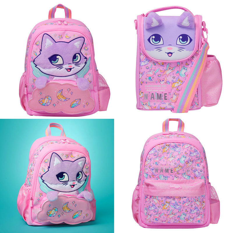ออสเตรเลีย smiggle Medium School Bag Perfume Cat Elementary School ...