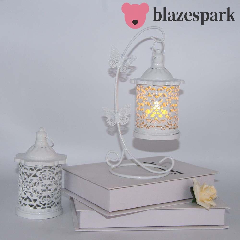 Blazespark โคมไฟเทียนแขวน, Ins ตกแต่งเหล็กเชิงเทียนกลวง, Nordic ศิลปะเหล็กหัตถกรรมกรงนกโคมไฟ ...