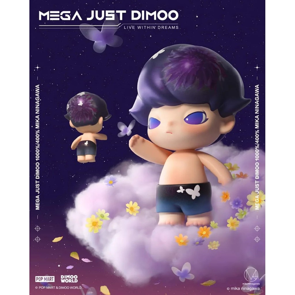 ของแท้ในสต็อก MEGA JUST DIMOO 400% Nishikawa Mika รุ่นจำกัด ตุ๊กตาขนาดใหญ่ ของเล่นแฟชั่น ฟิกเกอร ...