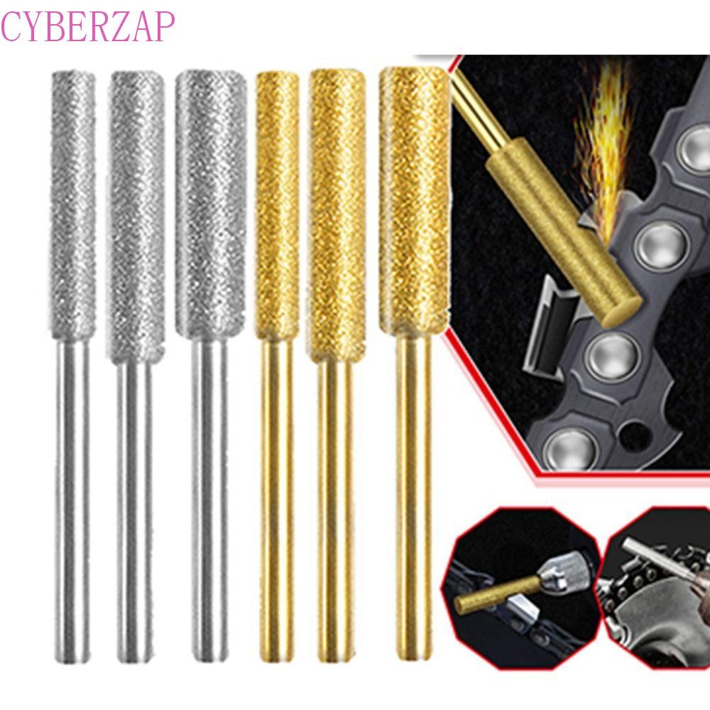 CYBERZAP 5 ชิ้น Chainsaw Sharpener หิน,เพชรเคลือบ Abrating Chainsaw ...