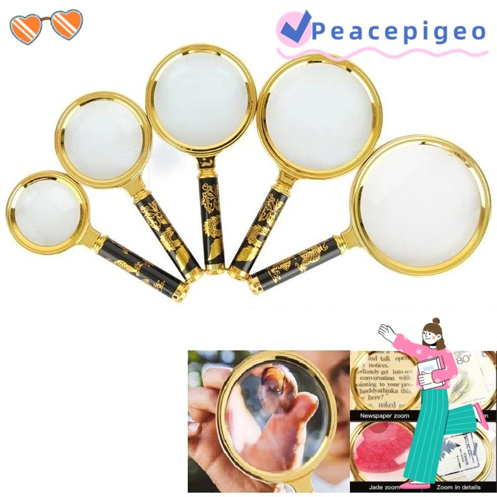 กล้องจุลทรรศน์ PEACEPIGEO แบบพกพา 10X HD เลนส์แว่นขยาย | Shopee Thailand