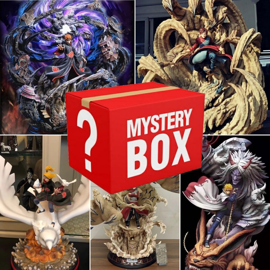 Surprise unboxing Mystery BOX Naruto Ino Choji Shino Kiba รูปของเล่น ...