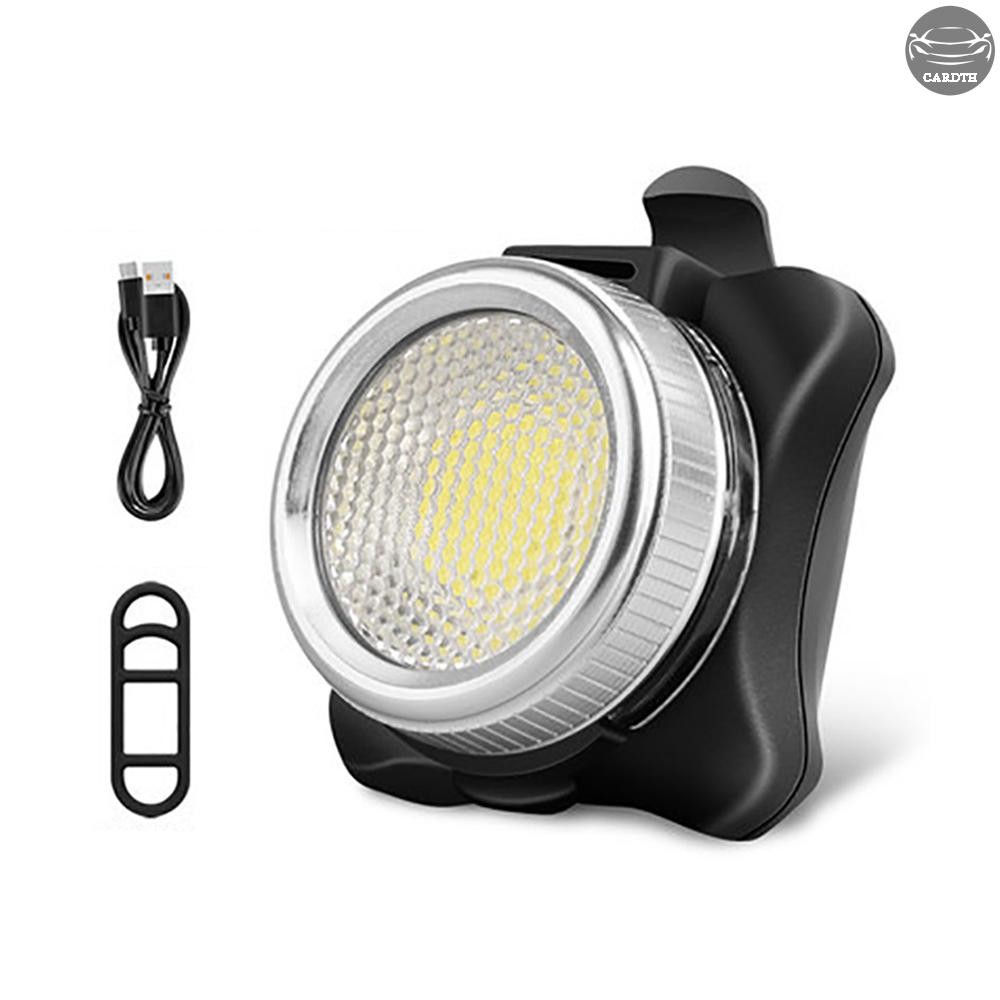 ไฟจักรยานแบบชาร์จ USB, แบตเตอรี่-Powered Super Bright ด้านหน้าและด้านหลัง COB ไฟ LED จักรยาน 5 ...