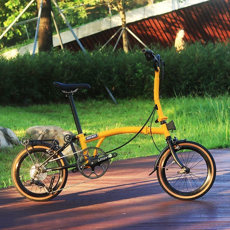 จักรยานพับ Brompton ขนาด 16 นิ้ว 9 สปีด น้ำหนักเบาพิเศษ CRANSTON R9 ...