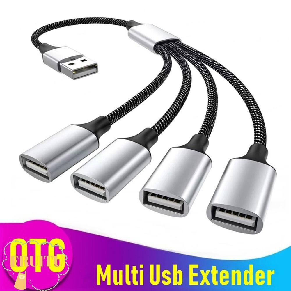 FRUITU USB Expander 4 in 1 Converter Extension Cable Type C Hub ...