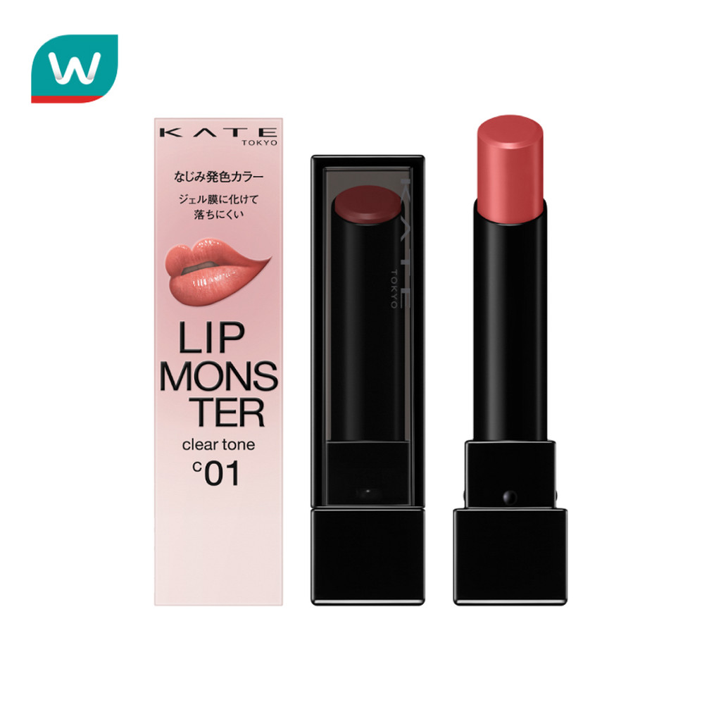Kate เคท ลิป มอนสเตอร์ เคลียร์ โทน 3ก. C01 แดงเพลิงนิรันดร์ | Shopee Thailand