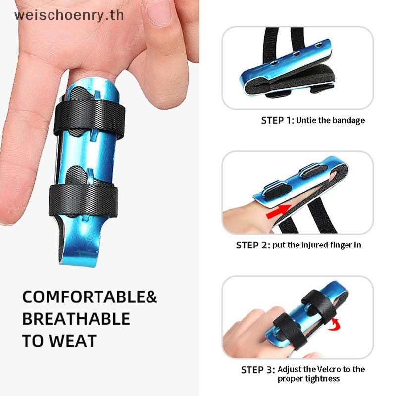 WW Mallet อลูมิเนียมโฟมรองรับ Finger Splint หักนิ้วมือ Joint ...