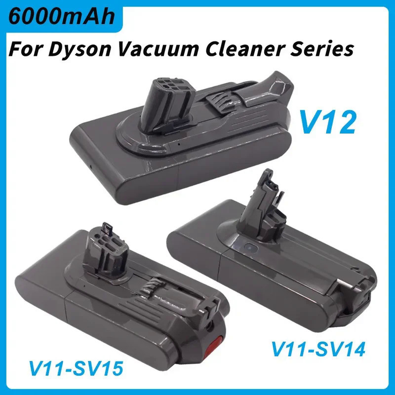 25.5V 6000mAh Battery for Dyson V12 Detect Slim Cordless V11 Absolute ...