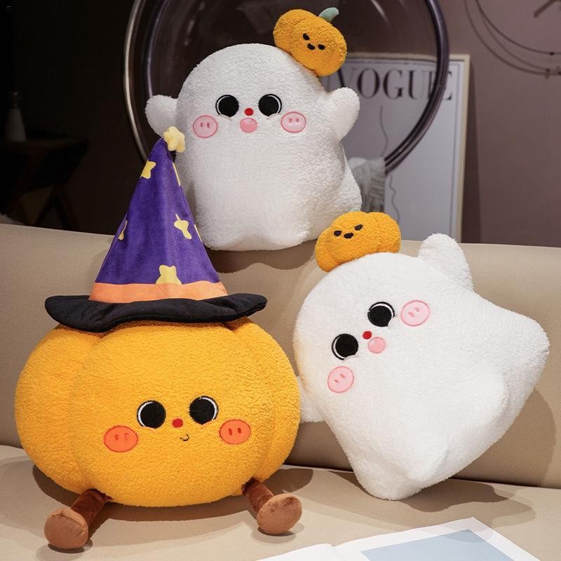 ฮาโลวีน Spoofing Ghost Pumpkin Plush ของเล่นตุ๊กตาสัตว์ตุ๊กตา Creative ...
