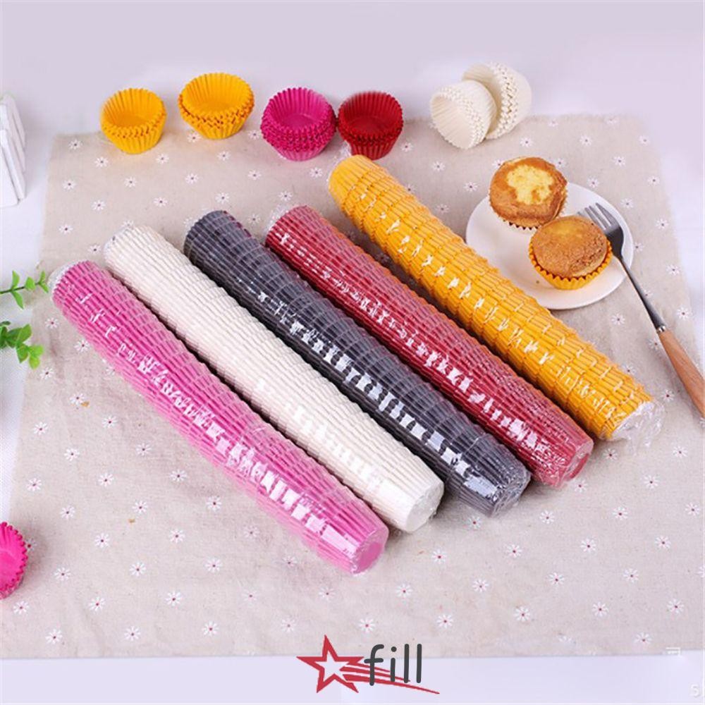 Fill 500/1000PCS ช็อกโกแลตกระดาษ Liners ถาดเบเกอรี่ถ้วย Pastry ...