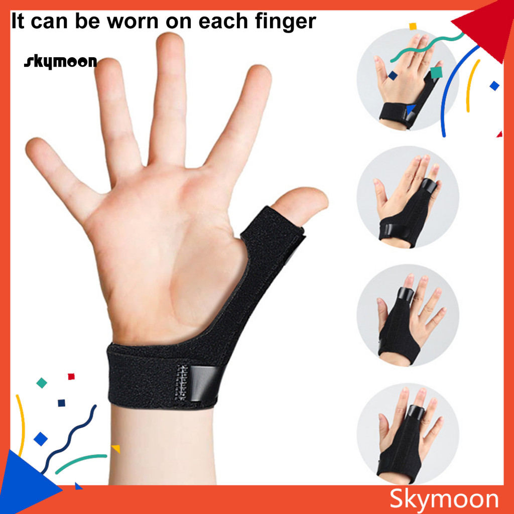 Skym * อลูมิเนียม Strip Finger Straight Brace กีฬากลางแจ้งเด็ก Finger ...