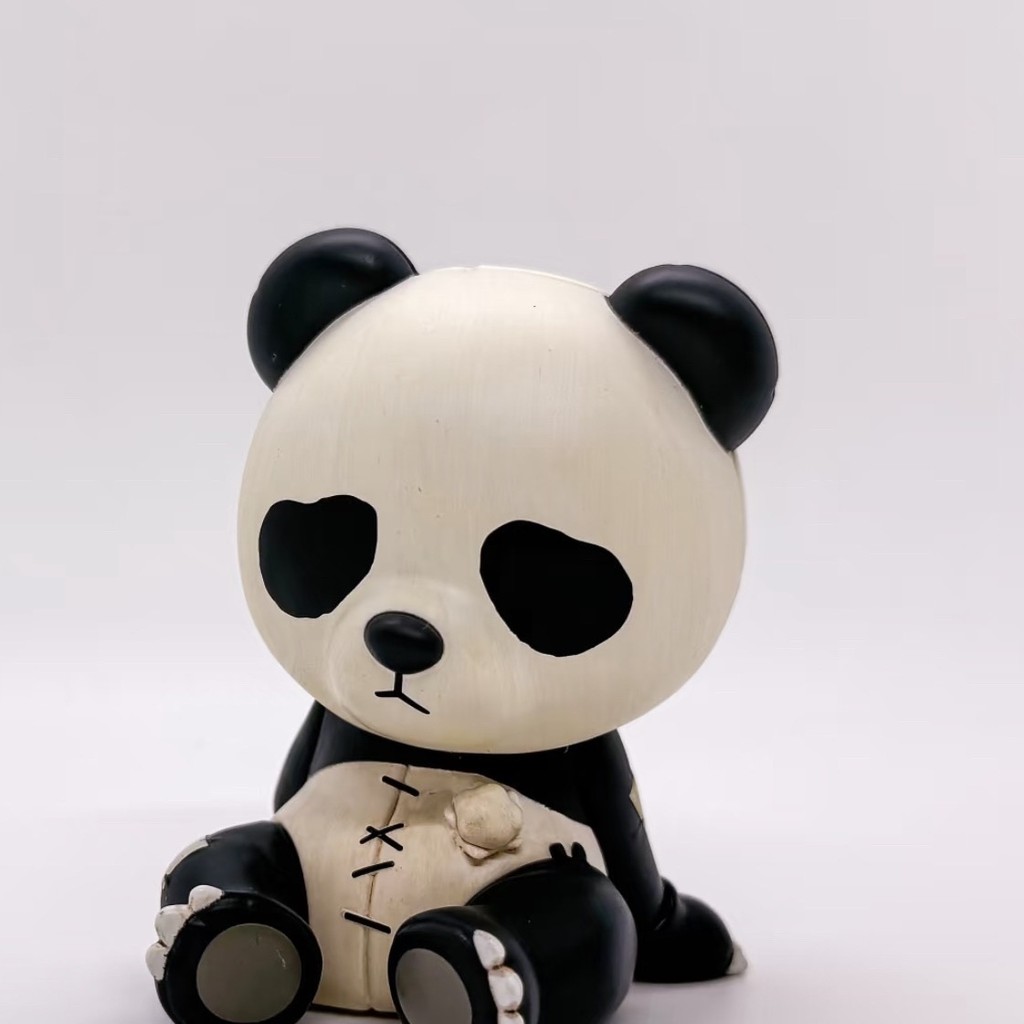 ของแท้ popmart Hirono Doll Panda series ของเล่นศิลปะอย่างเป็นทางการ ...