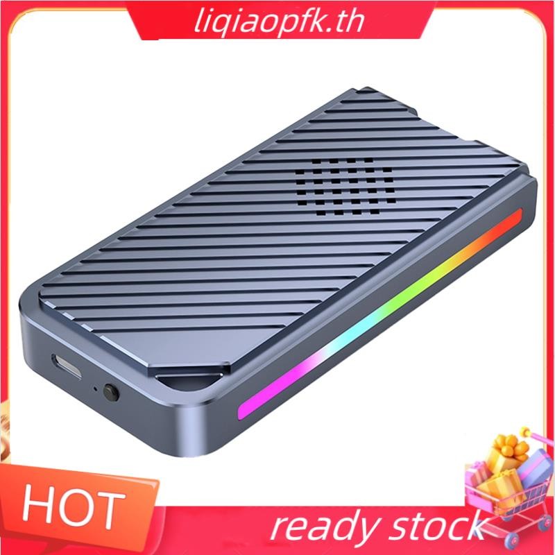 Ready store RGB M.2 Mobile Hard Disk Box NVME Protocol SSD กล่องภายนอก ...