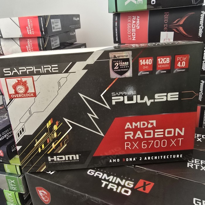 Sapphire RX 6700 XT PULSE 12GB GDDR6 VGA BOX | Shopee Thailand