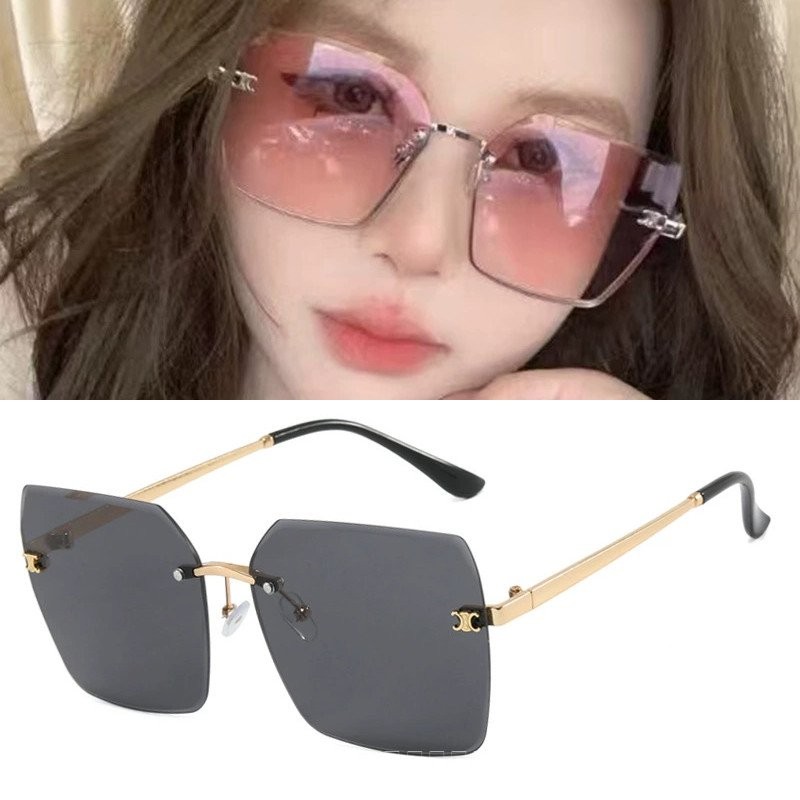 2024ชายหาดเดินทางสแควร์หนังสือสีแดงขนาดเล็กแว่นกันแดดตัดขอบแว่นกันแดด ...