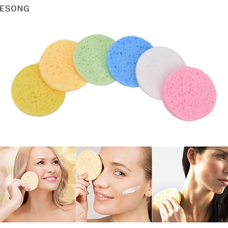 Esong 10 ชิ้น Soft Facial Cleaning Sponge Pad Facial Washing SPA ...