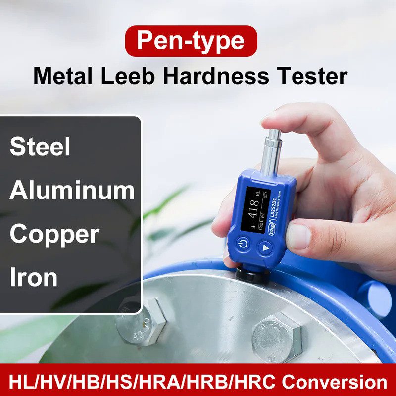 Leeb Hardness Tester for Metal LS252DC D Impact Device Integrated 360 ...