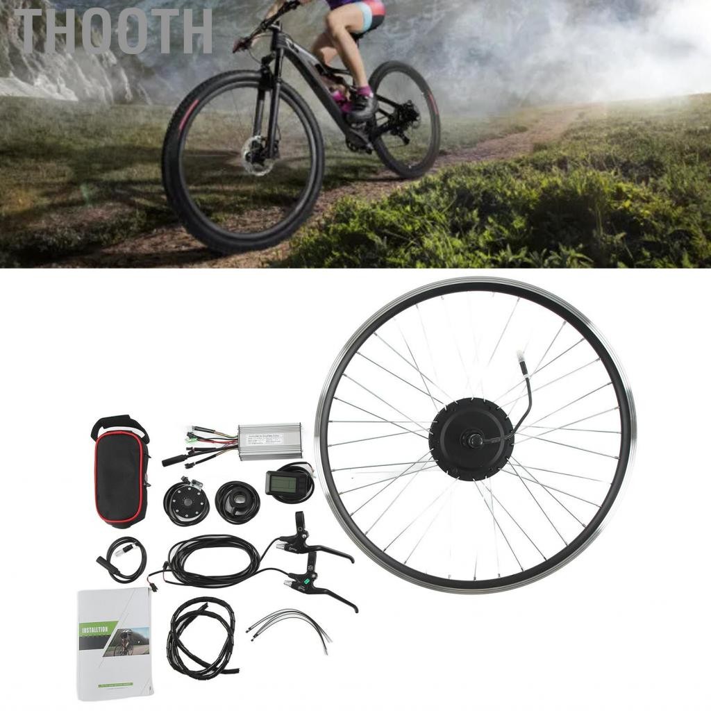 Thooth ชุดแปลงล้อหลังจักรยานไฟฟ้าความจุแบริ่งที่แข็งแกร่ง 500W 48V ...