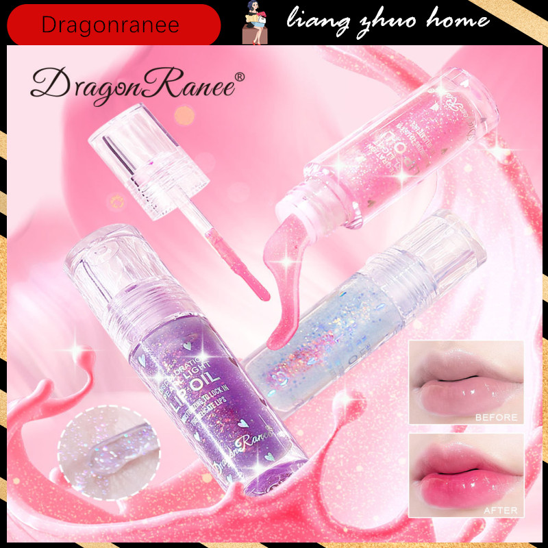 Dragon Ranee Shimmering Water Lip Oil โปร่งใส Jelly Mirror ลิปกลอส ...
