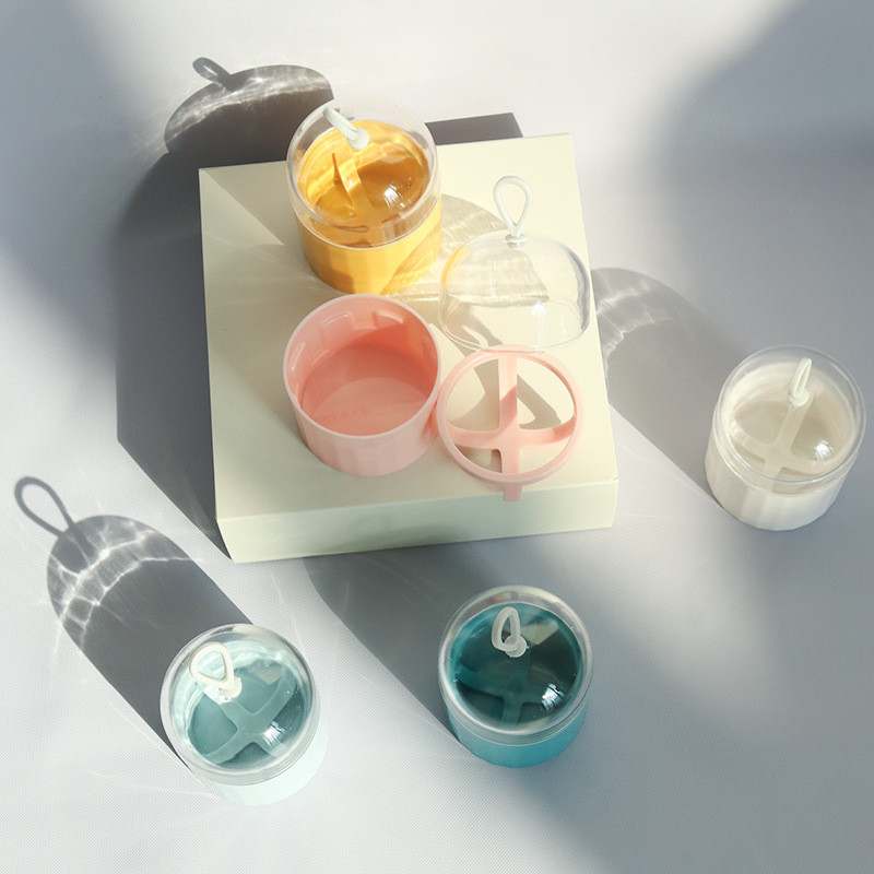 Qiao Chi Lantern Shell กล่องเก็บไข่ความงามใช้คู่กันฝุ่นและป้องกันโรครา ...