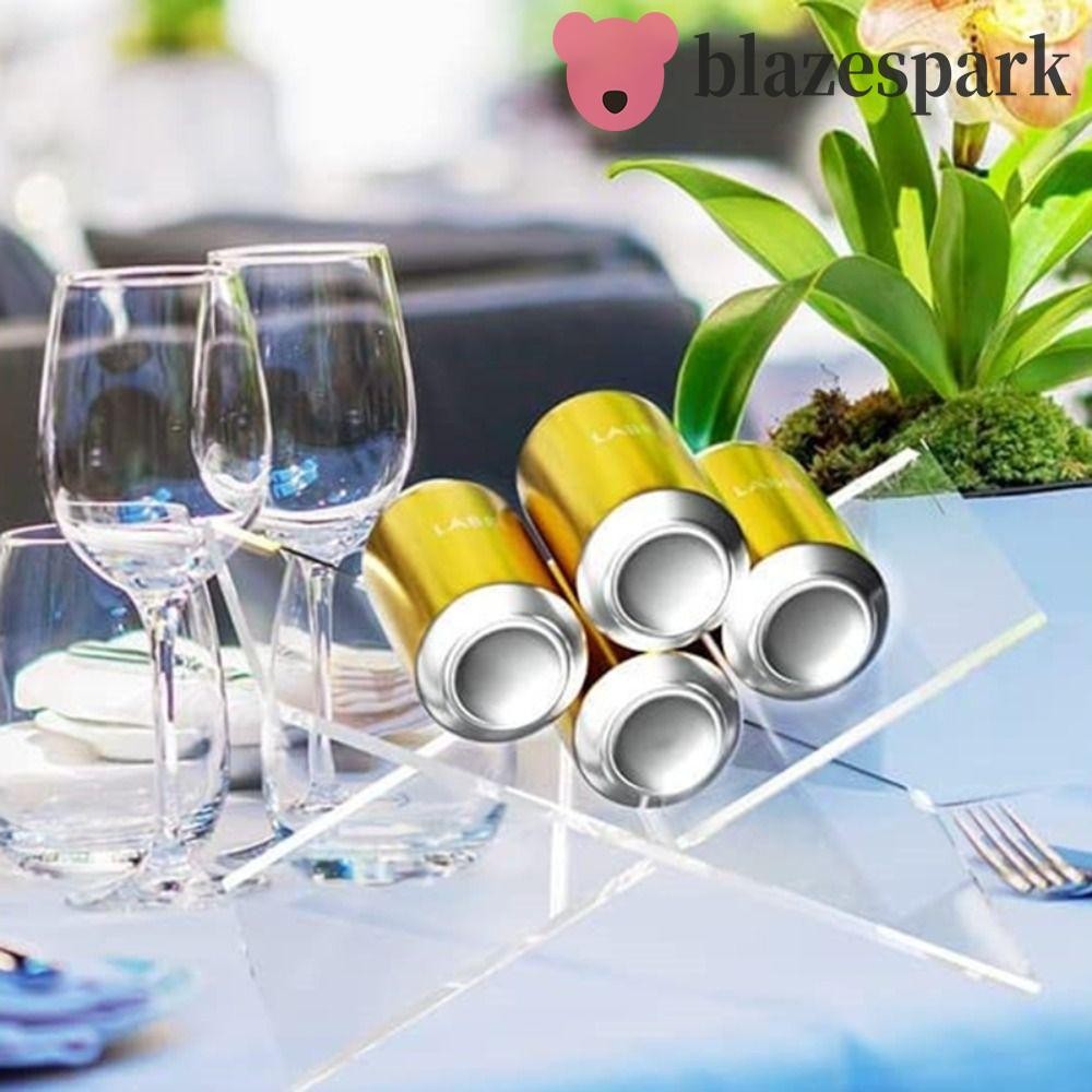 Blazespark ขาตั้งแสดงหนังสือ, ขาตั้งสูตรอะคริลิคใส/สีดํา, ที่วางเครื่องดื่ม DIY X รูปร่าง ...