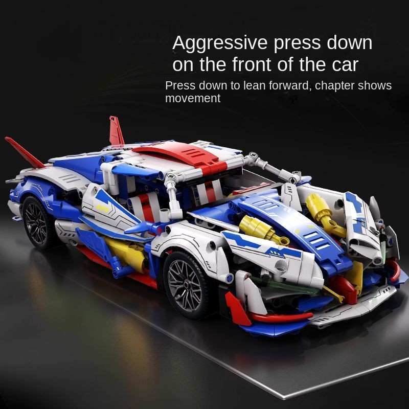 โมเดลรถสปอร์ต Lego Helios Apollo EVO บล็อกตัวต่อ ต้นกำเนิด Gundam รถของ ...