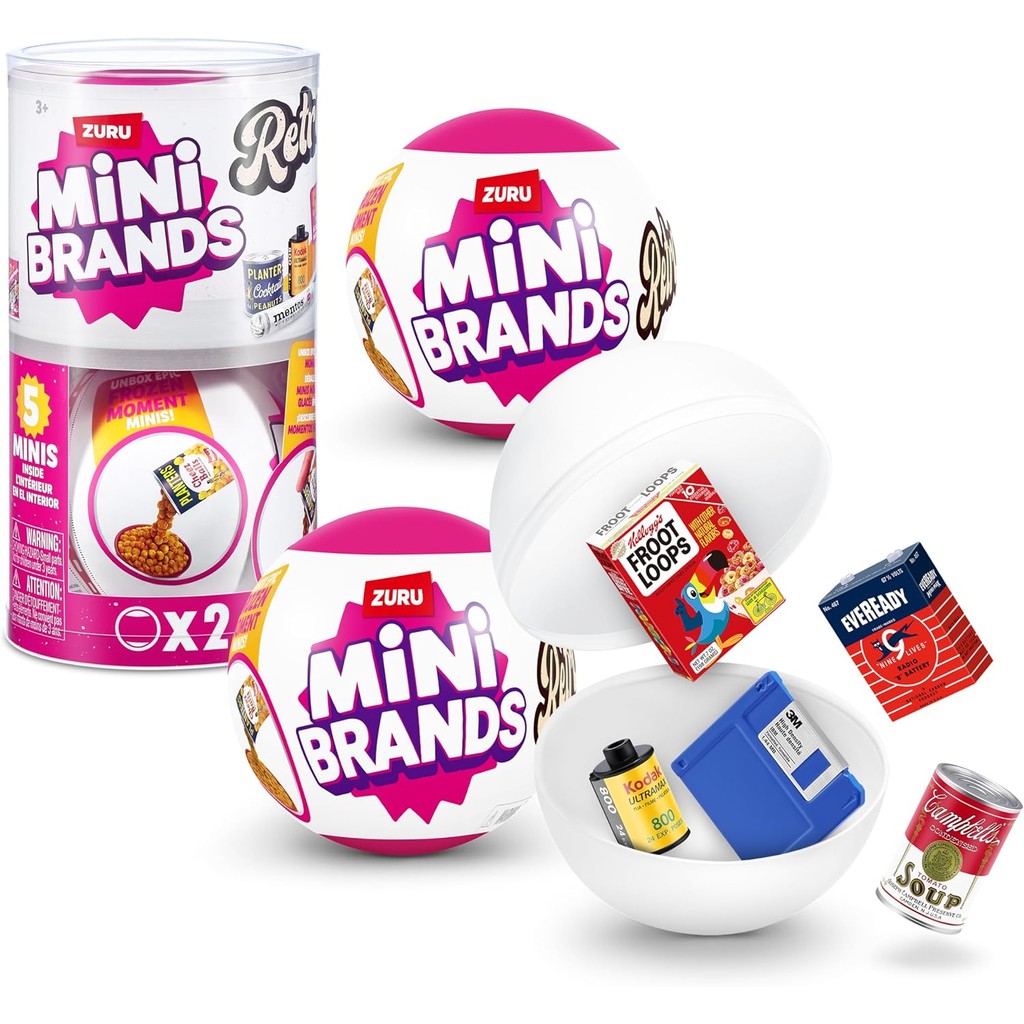 Zuru Surprise Minis แบรนด์ Retro Nostalgic ของเล่นของขวัญสำหรับเด็ก ...