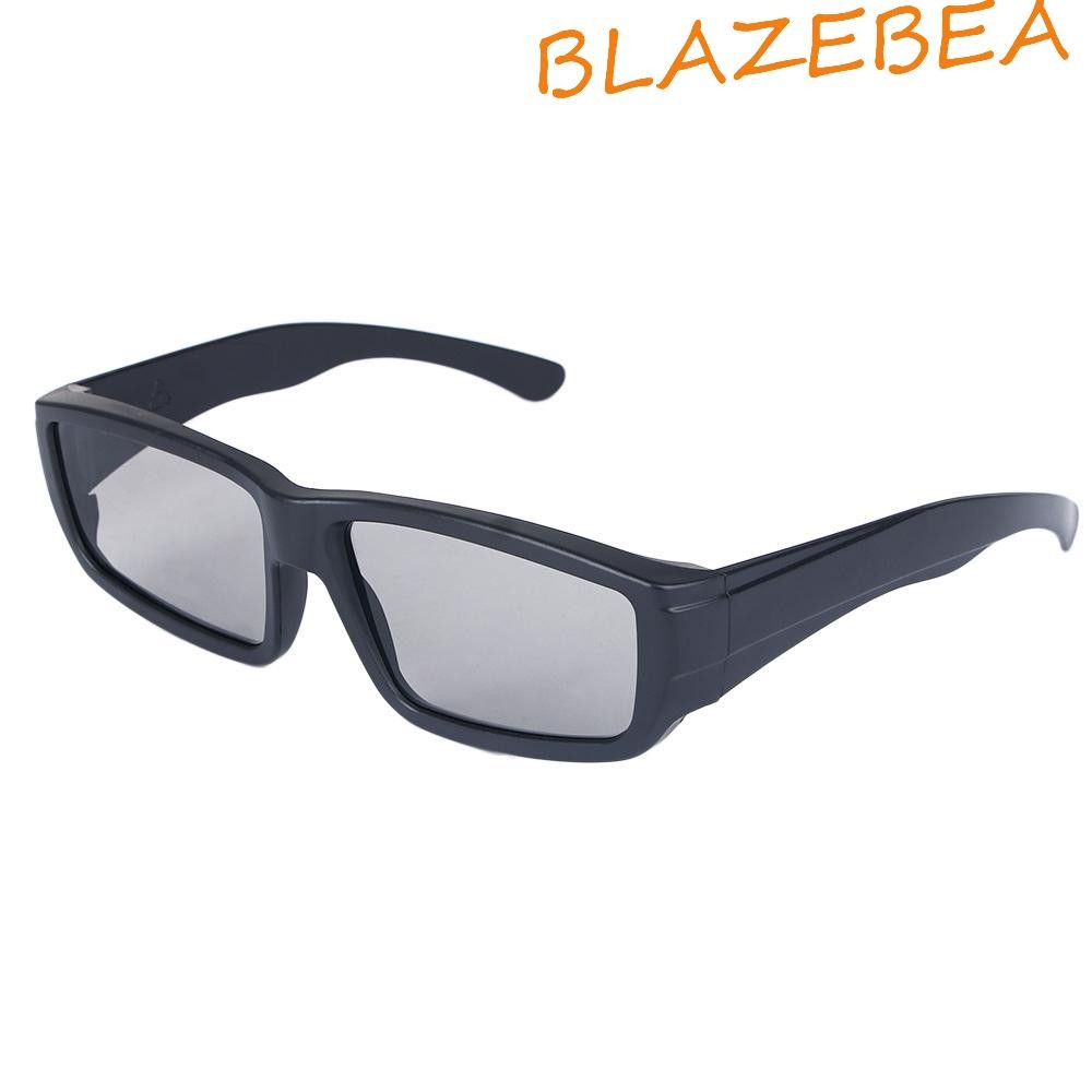 BLAZEBEA 3D แว่นตาพลาสติก Passive โฮมเธียเตอร์ฟิล์ม Cinema DVD TV มิติ Anaglyph | Shopee Thailand