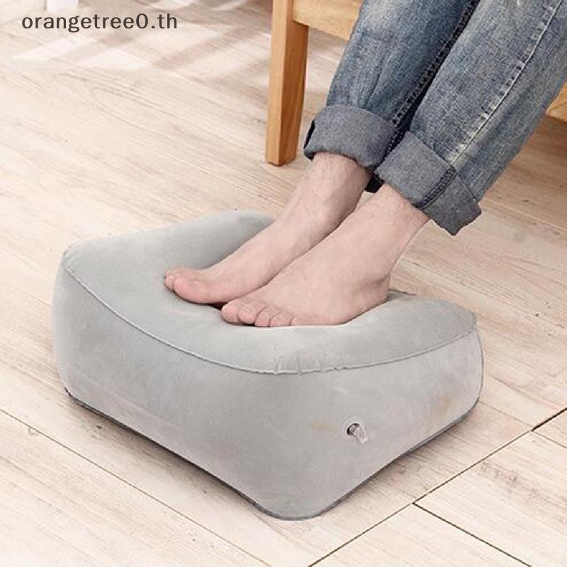 หรือที่มีประโยชน์ Inflatable แบบพกพา Travel Footrest หมอน Plane รถไฟ ...