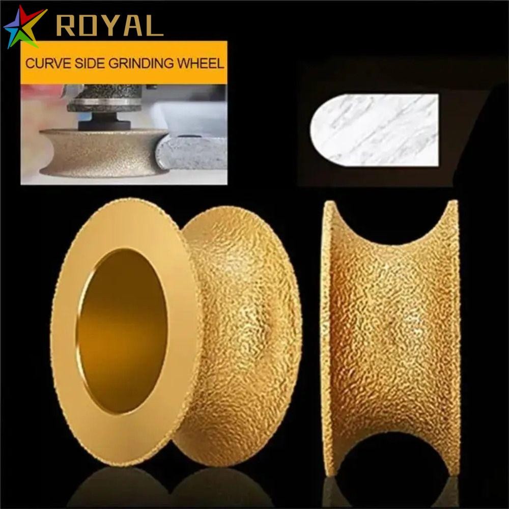 ROYAL Edge Profile Grinding Disc, Demi-bullose Vacuum Brazed Grinding ...