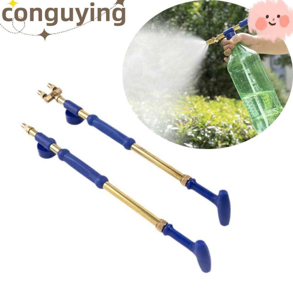 CONGUYING เครื่องพ่นชลประทาน,แรงดันสูง Push-pull Atomizing Misting หัวฉีด,ทองเหลืองเดี่ยว/คู่หัว ...