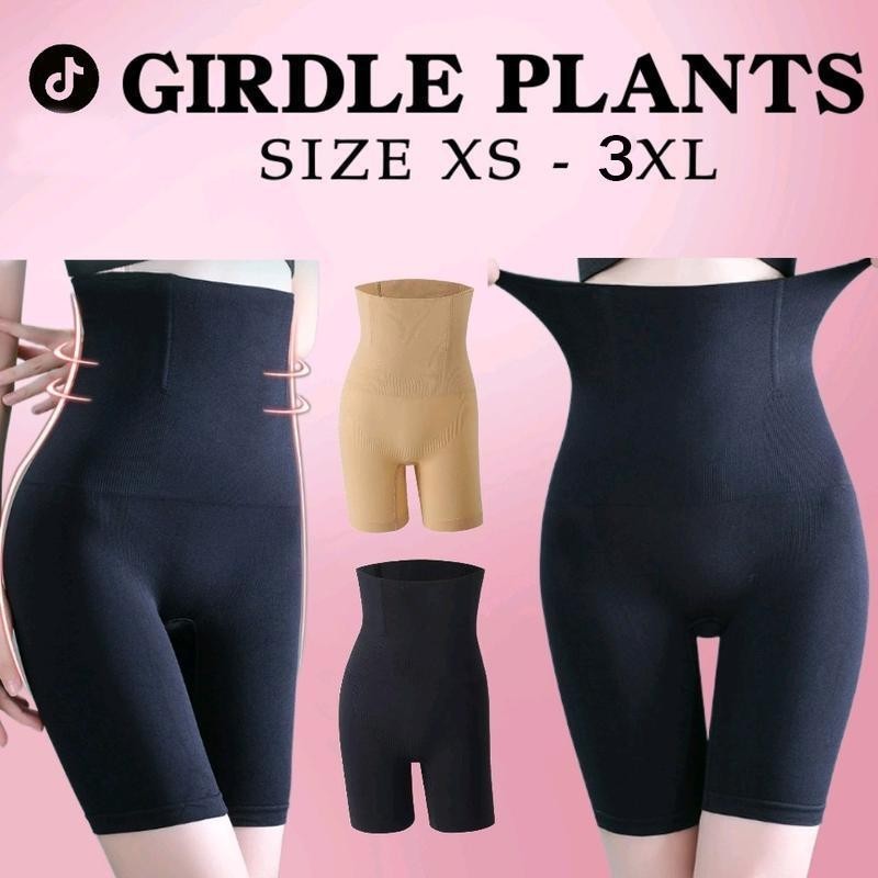 GIRDLE MAGIC CURVE LONG GIRDLE PANTS BLACK SKIN SHAPEWEAR (Kain Lembut ...