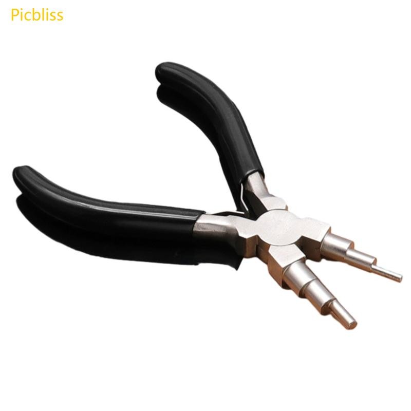 Picbliss 6 in 1 Wire Wrapper Looping Forming Jewelry Plier 6-Step Multi ...