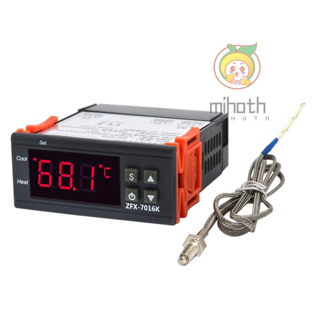 Zfx-7016k 30A Digital Temperature Controller อัจฉริยะความแม่นยําสูง Temp Control Thermostat ...