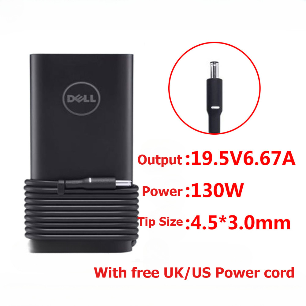 Dell 19.5V 6.67A 130W AC Power Charger สําหรับ XPS 15 9530 9550 ...