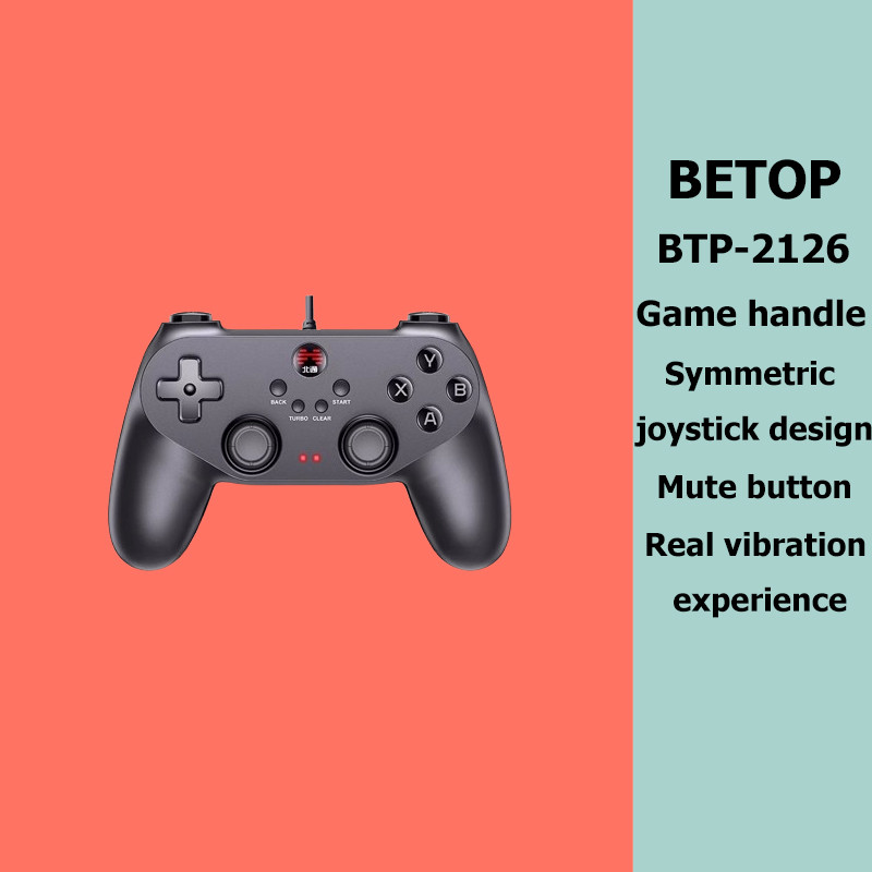 Betop BTP-2126 คอนโทรลเลอร์เกม PC แบบมีสาย Dual Vibration Gamepad จอยส ...