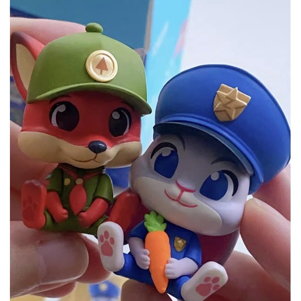 ครบชุดกล่องตาบอด Disney Zootopia POPMART Bubble Mart series ซ่อนของเล่น ...