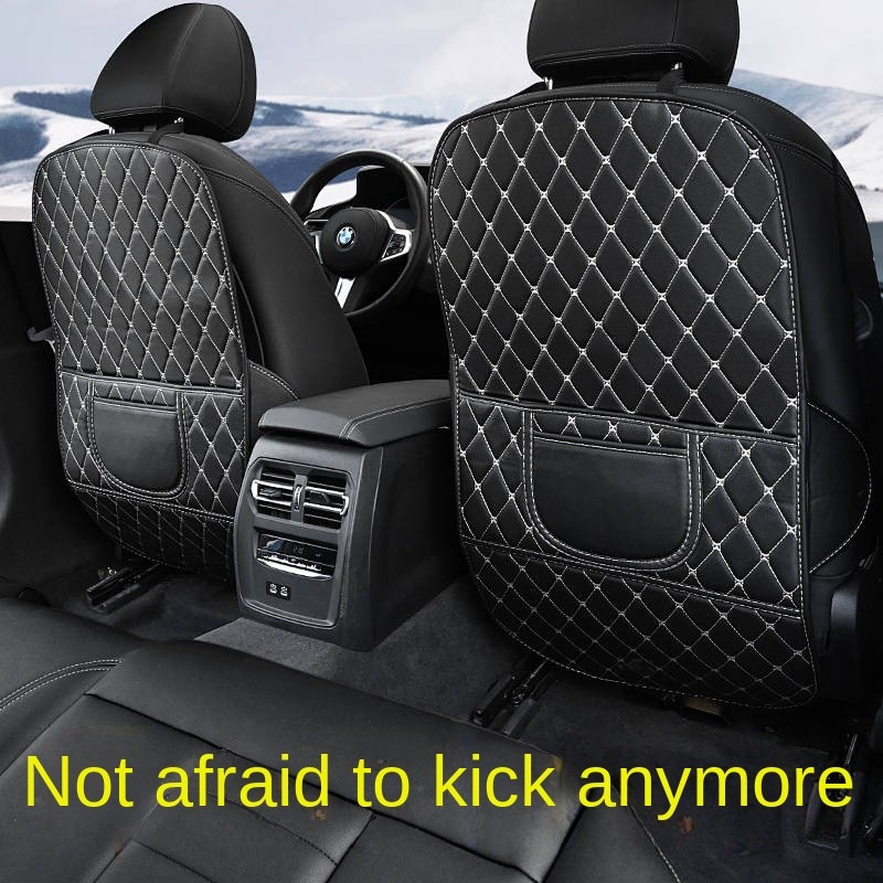 Car Seat Anti-Kick Pad Ins Internet Celebrity Interior Rear Row ...