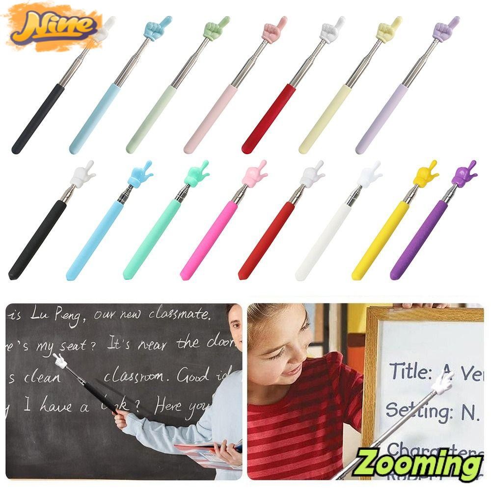 Zooming Teaching Stick Retractable Telescopic Rod Finger Design การสอน ...