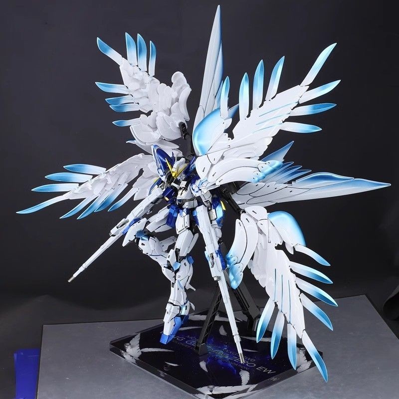 ใหม่ในสต็อก] Chidori Bandai Ice Blue MG รุ่นใหม่ Wing Zero รุ่น KA ที่ ...