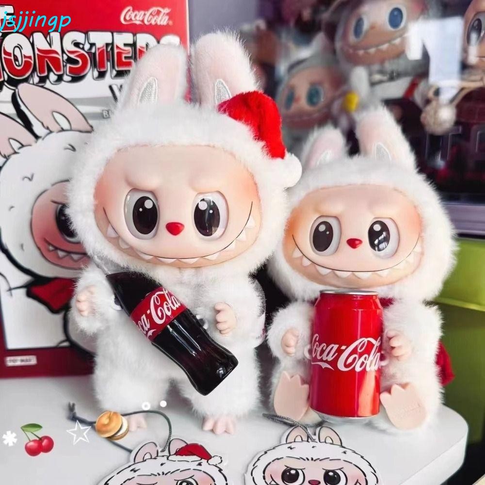 JSJJINGP Labubu Cola Plush จี้, PP Cotton Collection Labubu ไวนิลจี้ ...