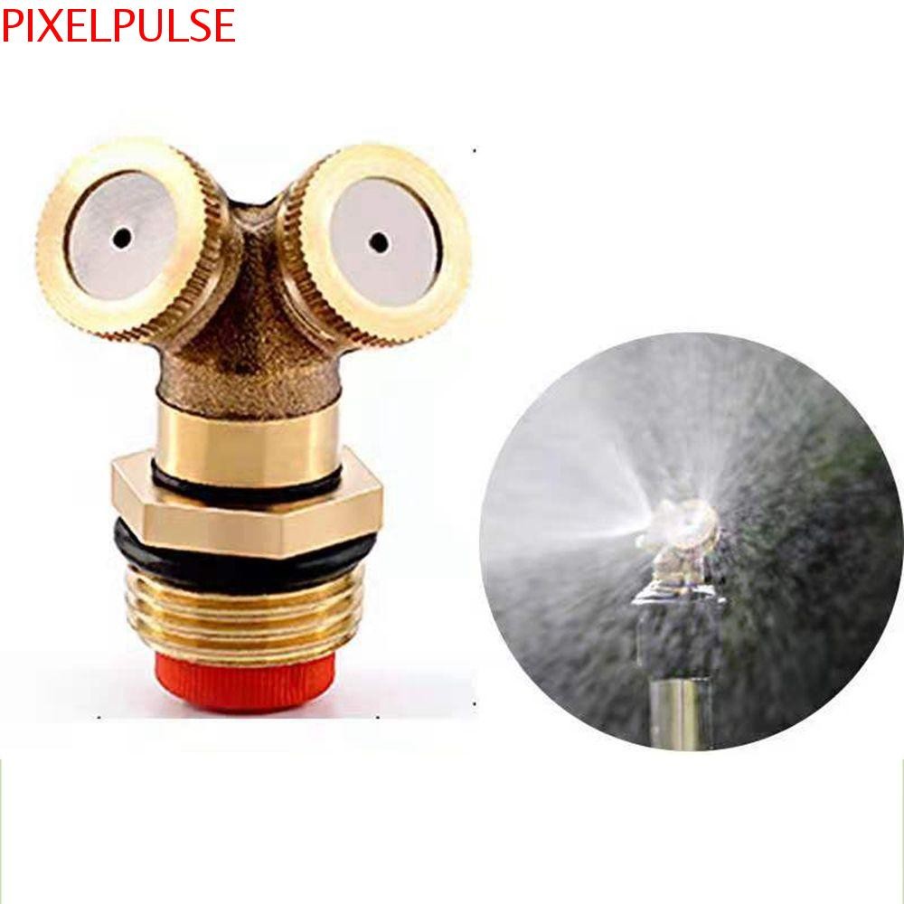 PIXELPULSE หัวฉีดสปริงเกลอร์รดน้ําสเปรย์ไฟฟ้า Fitting น้ํา Atomizing ปรับ Sprinkle Misting หัว ...
