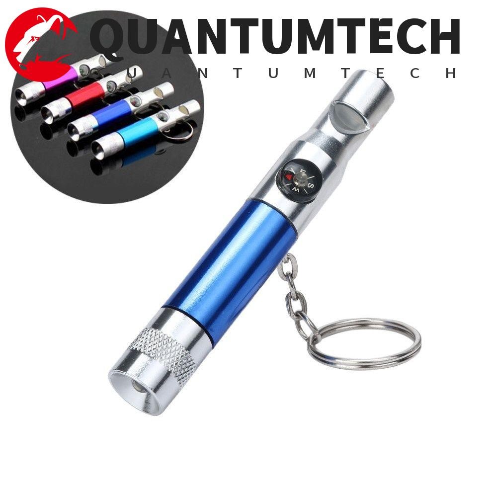 QUANTUMTECH 3-In-1 คุณภาพสูงแบบพกพาพวงกุญแจชุดคุณภาพไฟฉาย LED เข็มทิศการอยู่รอดฉุกเฉิน | Shopee ...