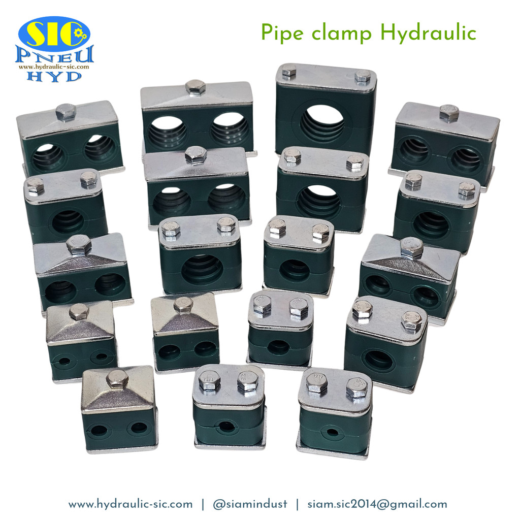 OJ-HLP-G3 Pipe Clamps 6,8,10,12,15,18,20,22,25,28,30,32mm แคลมป์เดี่ยวรัดท่อ ปะกับยึดท่อแป๊บ ...