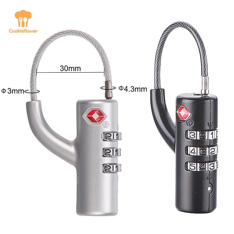 Ckfr ความปลอดภัยแบบพกพา TSA Customs Lock Overseas Customs Clearance ...