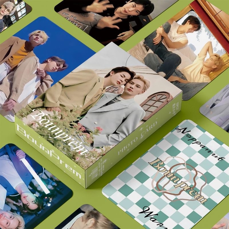 30-55pcs BUS Boun prem lovesick 2024 Photocards faye yoko lingorm Laser ...
